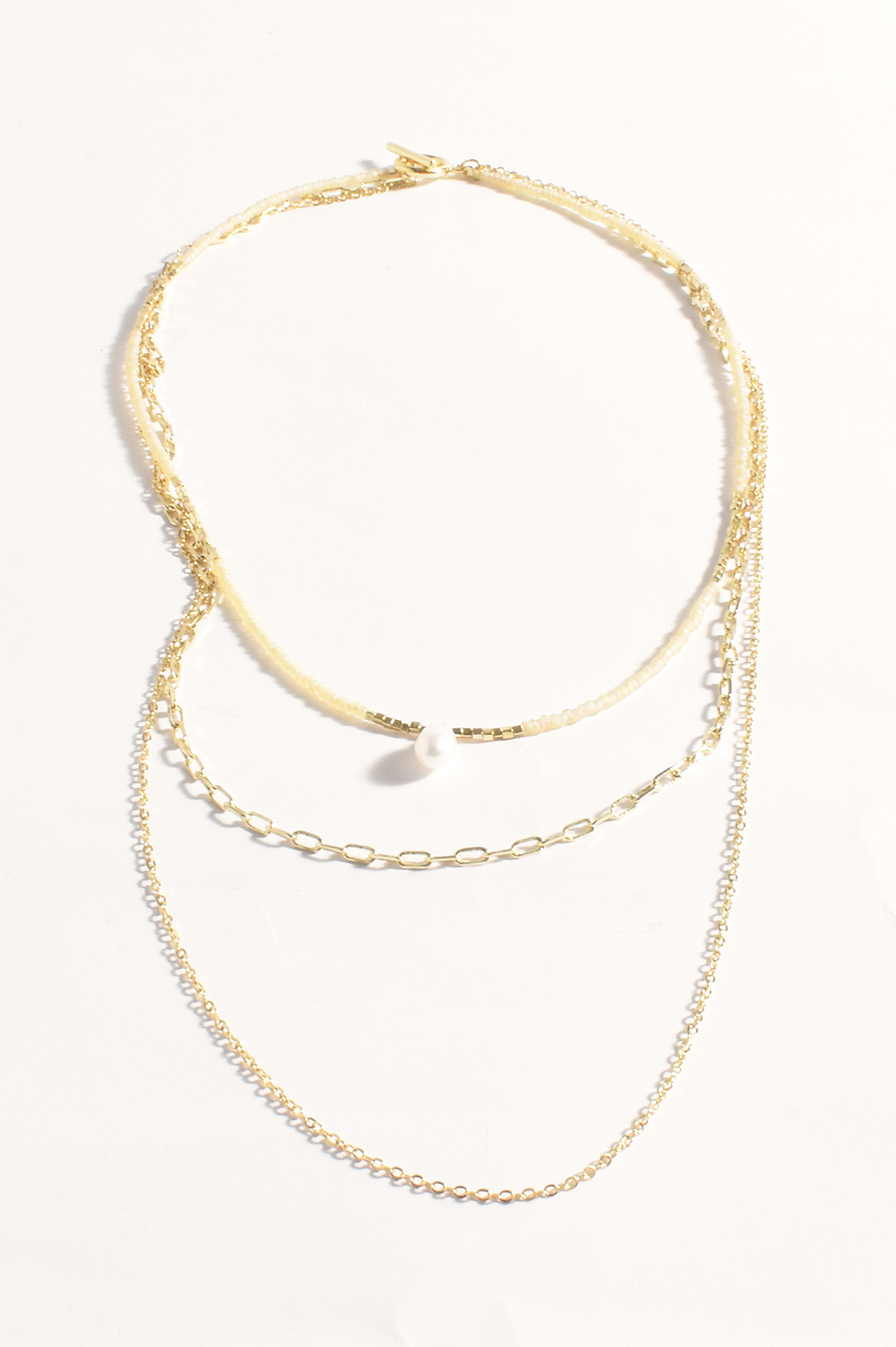 Gena Layered Necklace | 18K Gold Plated